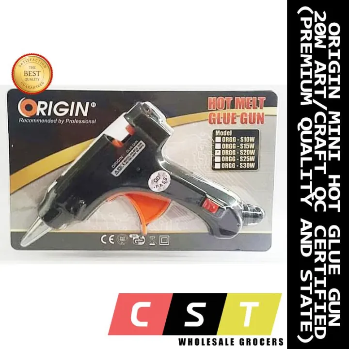 Origin Hot Melt Glue Gun 20W For Art / Craft (QC Certified) | Lazada