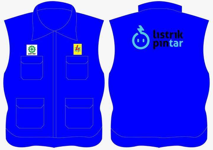 ROMPI 4 WARNA PLN safety ⭐⭐⭐⭐⭐ | Lazada Indonesia