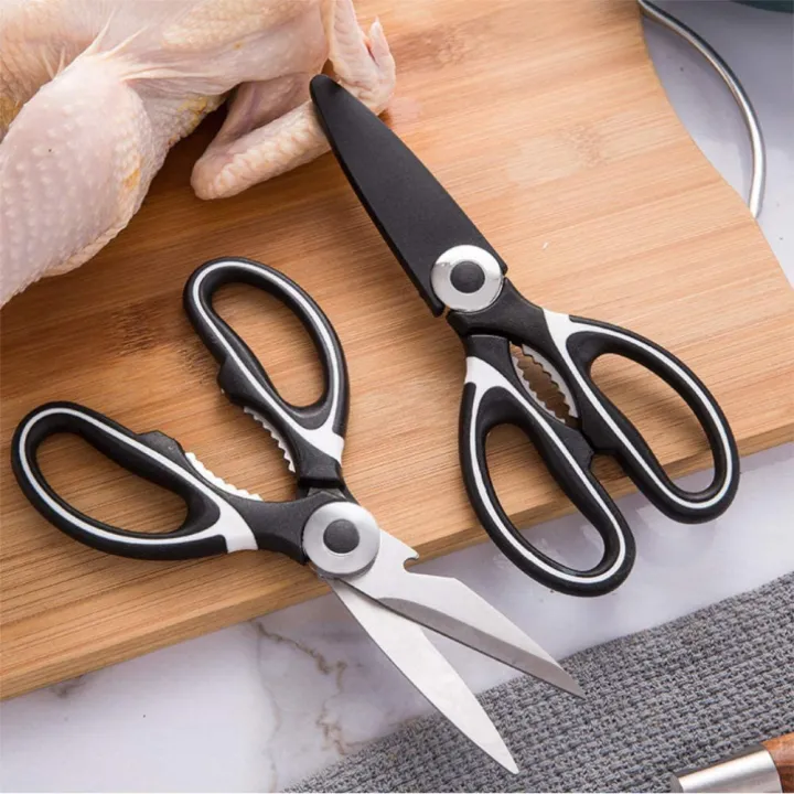 [Heavy Duty] Stainless Steel Kitchen Scissor Professional Multi ...