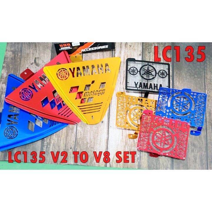 [SPECIAL OFFER] LC135 V2 V3 V4 V5 V6 V7 V8 FI RADIATOR cover COOLANT ...
