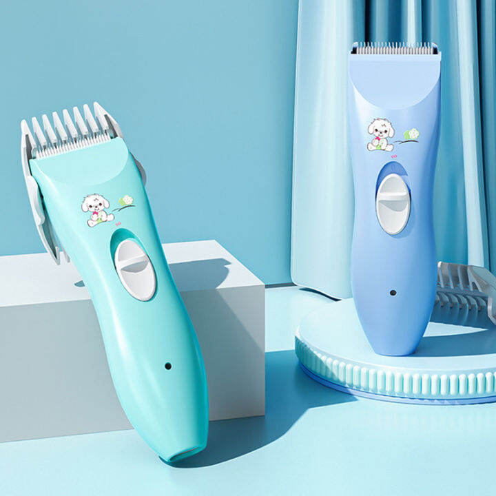 6 in 1 Baby Razor Hair Clipper Noiseless USB Charging Trimmer Set ...