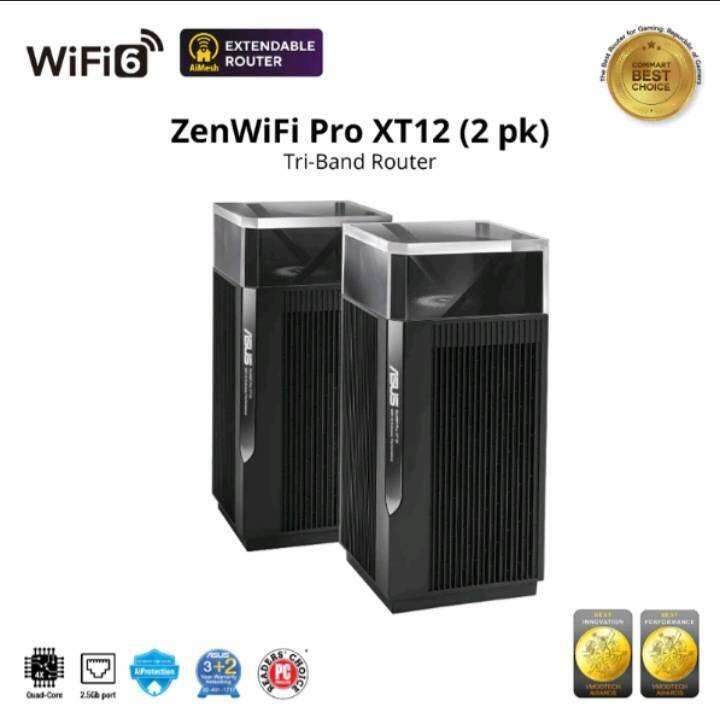 ASUS ZenWiFi Pro XT12 2 pks AX11000 Tri-Band Wifi6 Mesh router | Lazada ...