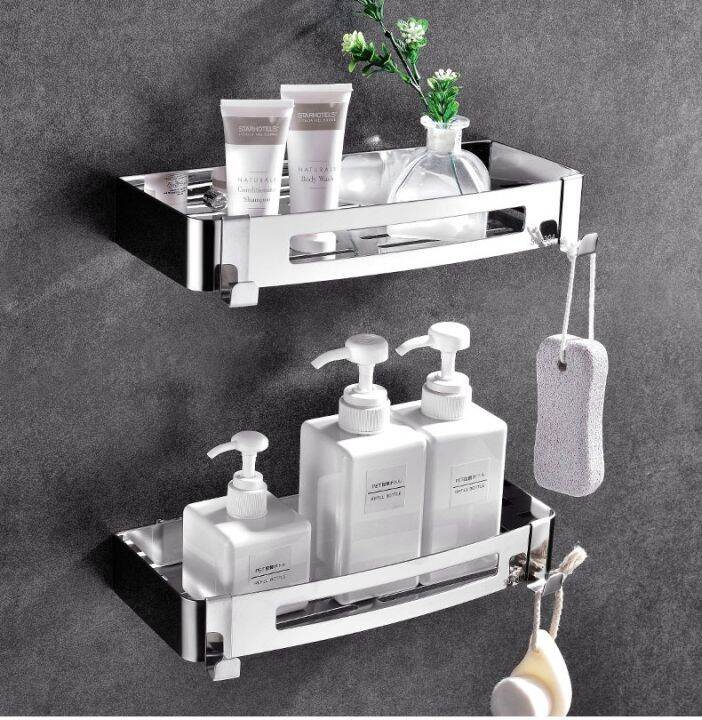 Shuno Premium/Stainless Steel Toilet Shampoo Bathroom Corner Storage ...