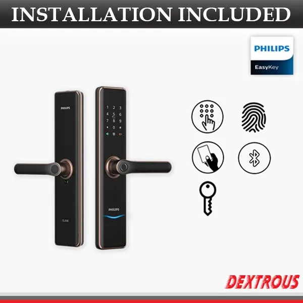 Philips Digital Lock Easy Key 7300 Series NEW Batch with Bluetooth ...