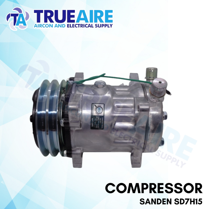 TRUE AIRE COMPRESSOR CAR SANDEN SD7H15-8221 8034 8017 8220 8126 8024 ...