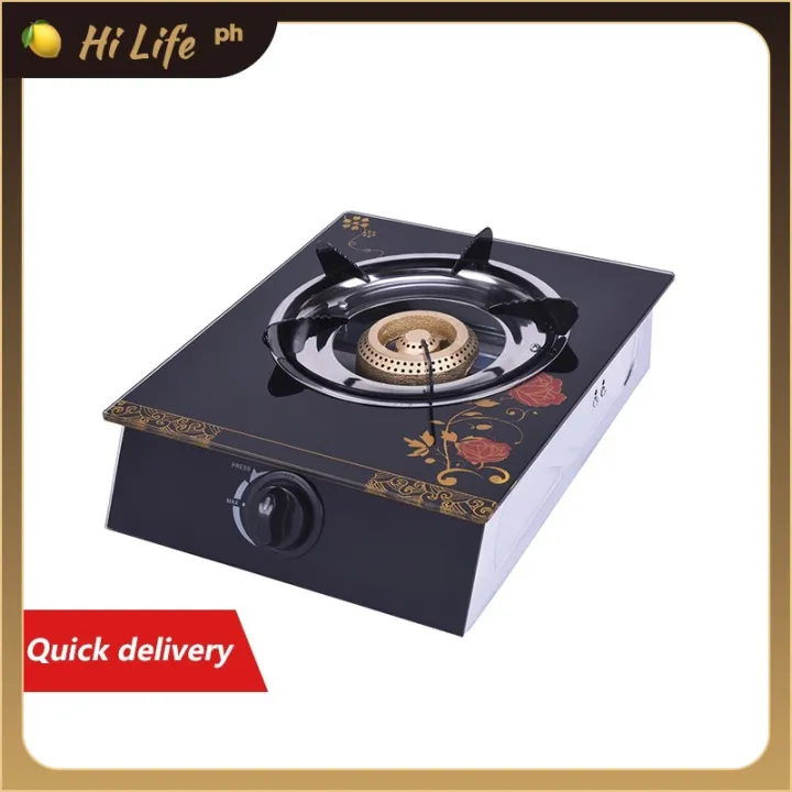 One Stove Single Stove burner Gas Stove burner Tempered glass Stainless ...
