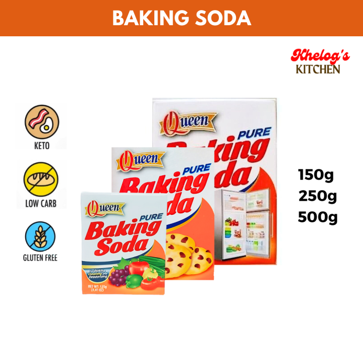 Queen Baking Soda 125g/ 250g /500g | Lazada PH