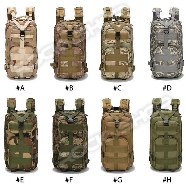 Outdoor Camping Hiking 25L 3P Tactical Backpack | Lazada PH