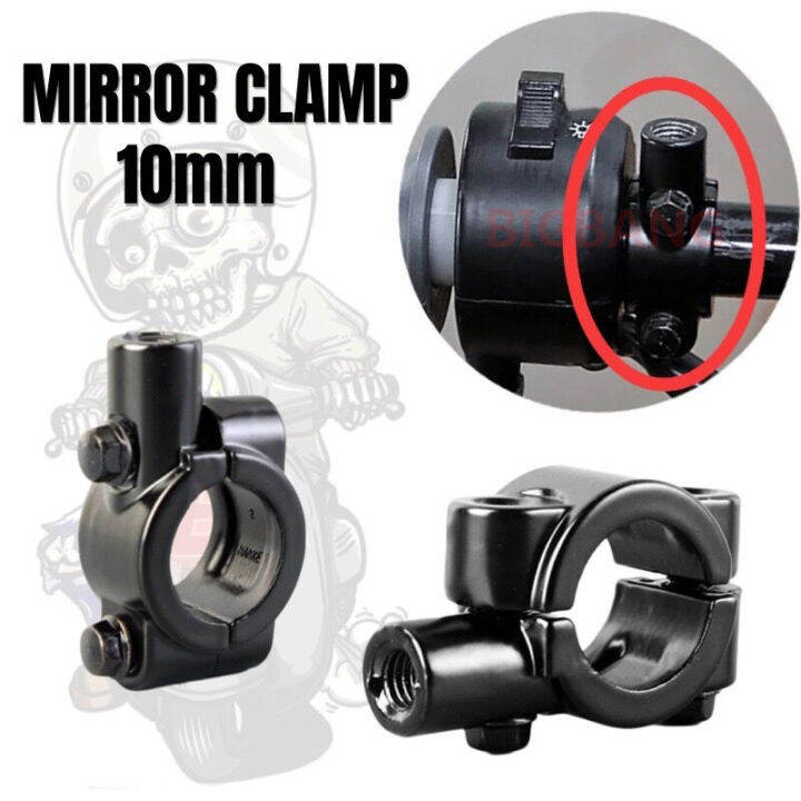 BIGBANG Motorcycle side mirror holder side mirror clamp universal(2pcs ...