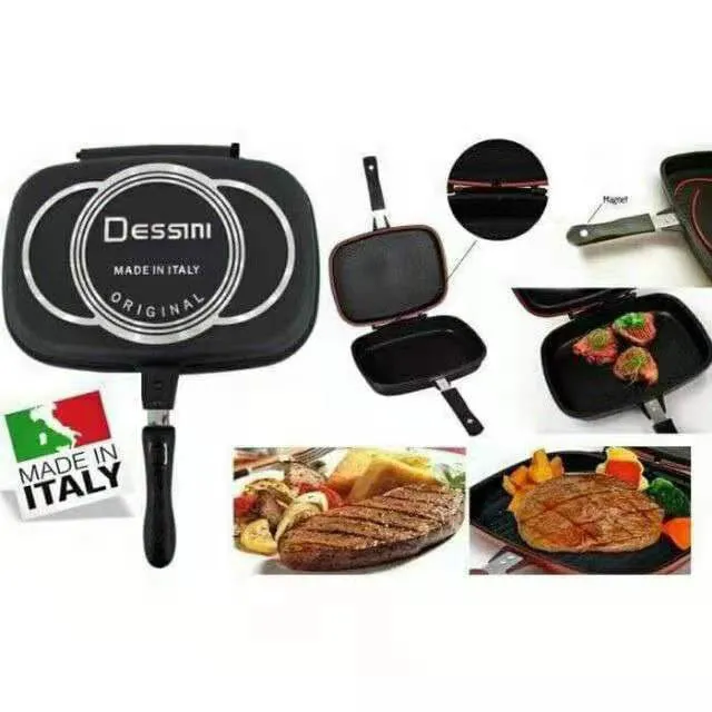 Pans Labyrinth Dessini Italy Double Sided Grill Pan 36cm | Lazada PH