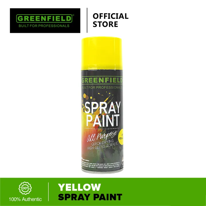 Greenfield Spray Paint Yellow | Lazada PH