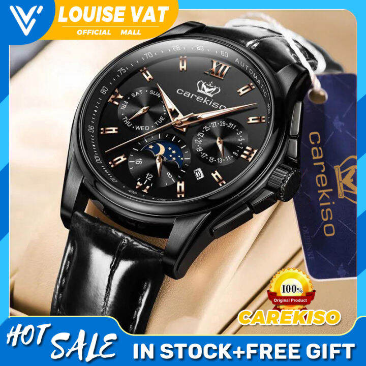[LOUIS VAT] 2022ใหม่ TIKTOK Carekiso นาฬิกาข้อมือผู้ชาย,นาฬิกาควอตซ์ ...