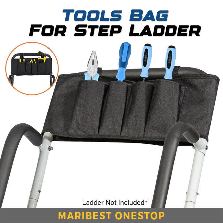 Step Ladder Tool Bag Ladder Hanging Bag Accessory Ladder Tools Storage ...