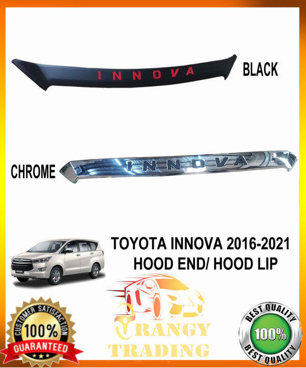 Toyota Innova 2016 to 2023 Hood End / Hood Lip / Hood Guard Black ...