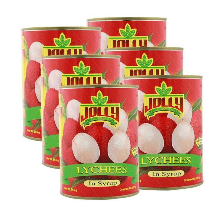 Jolly Lychee In Syrup 6 Pack (565g per Can) | Lazada PH