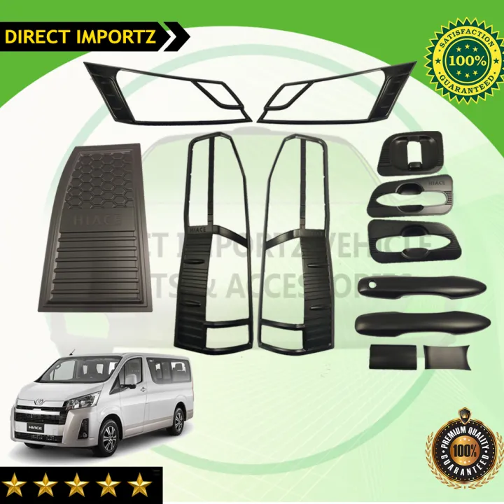 Toyota Hiace GL Grandia 2019 to 2021 Combo Set Garnish Cover Matte ...