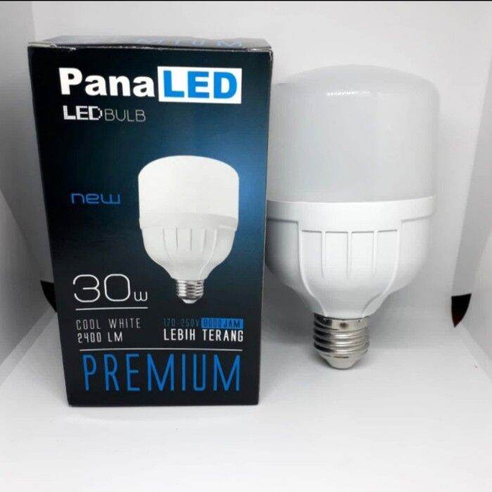 VE Lampu LED Bohlam PANALED 30W Model BULB KAPSUL Cahaya Putih Super ...