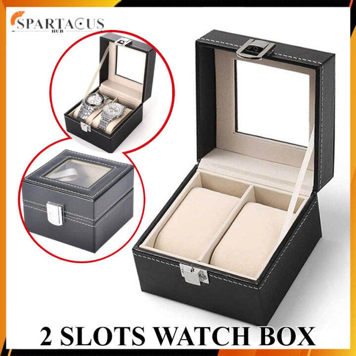 (VARIATION) Watch Box 2 Slots / 6 Slots / 12 Slots Wrist Watches ...