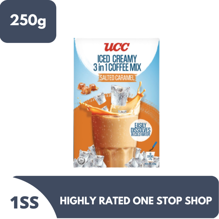 UCC Iced Creamy Coffee 3 in 1 Coffee Mix, Salted Caramel 250g | Lazada PH