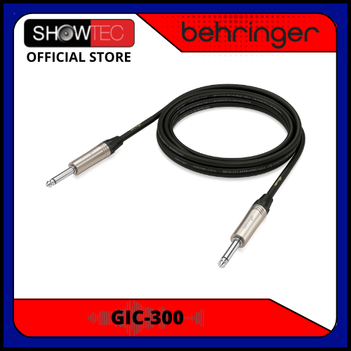 BEHRINGER GIC-300 - Gold Performance 3 m (10 ft) Instrument Cable with ...