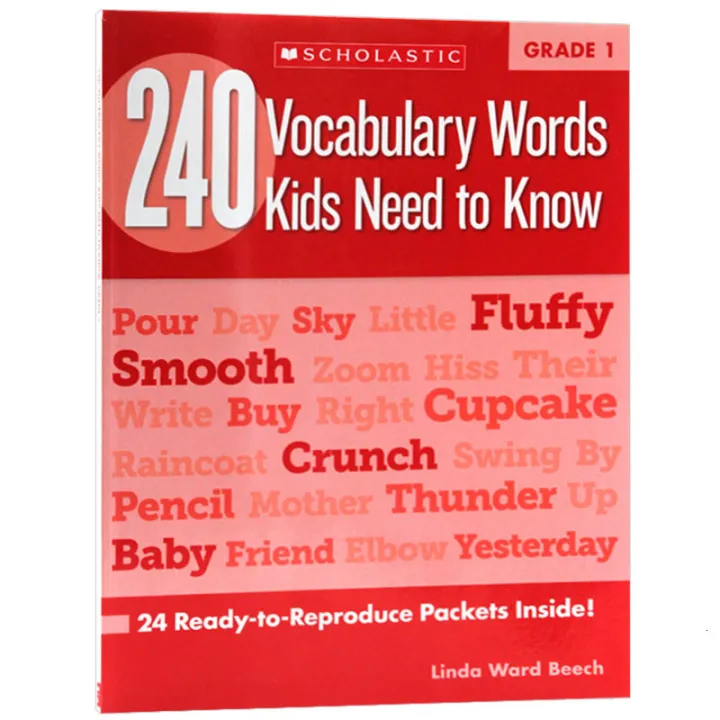 Original English 240 Words for first Grade children Vocabulary Words ...
