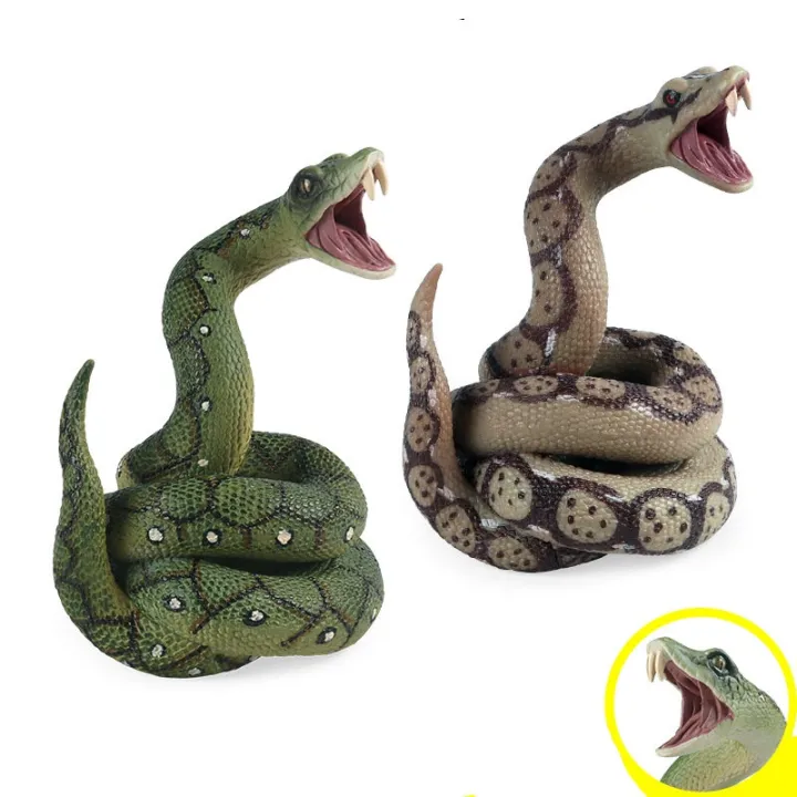Lifelike 13cm Titanoboa Action Figures Boa Constrictor Python Figurines ...