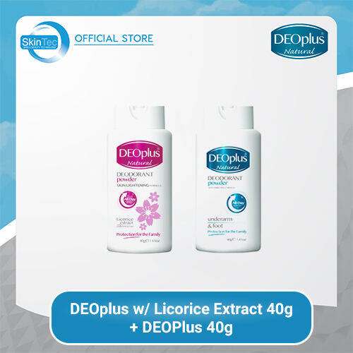DeoPlus Pink 40g + DeoPlus Blue 40g | Lazada PH