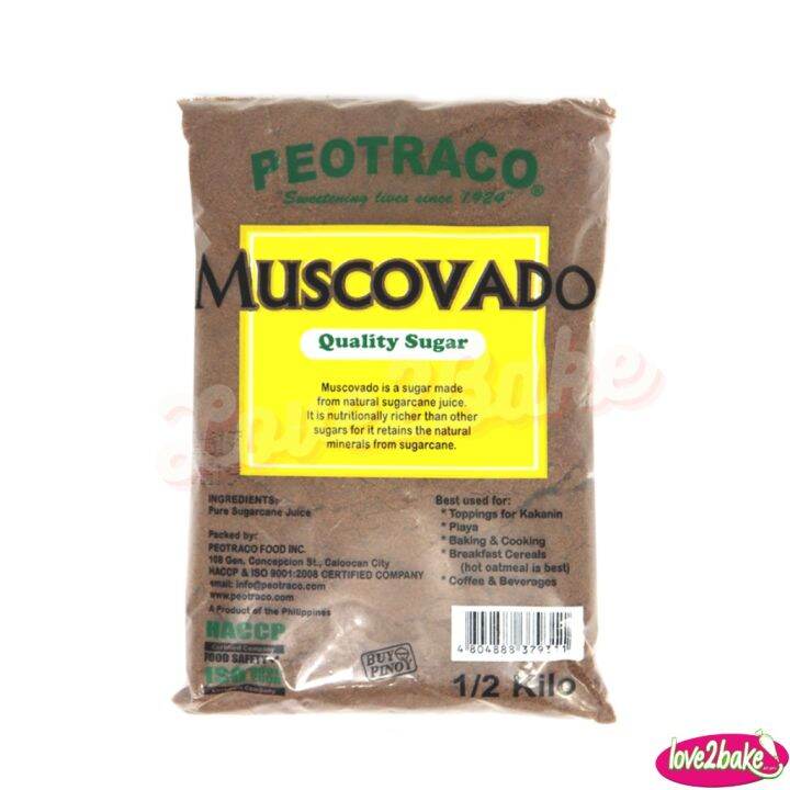 Peotraco Muscovado Sugar 500g | Lazada PH