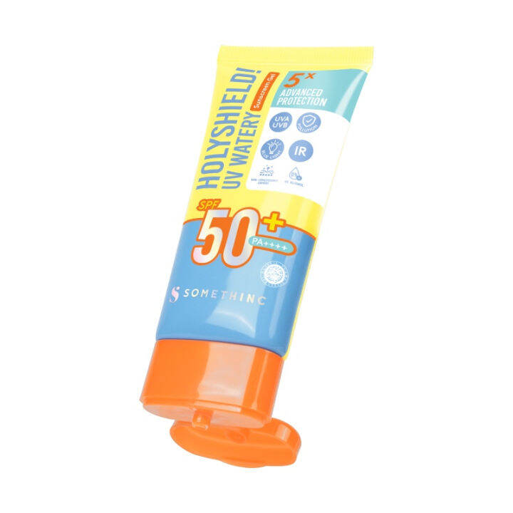 SOMETHINC Holyshield UV Watery Sunscreen Gel SPF 50 - Melindungi Kulit Dari Sinar UV - Shine4U ...