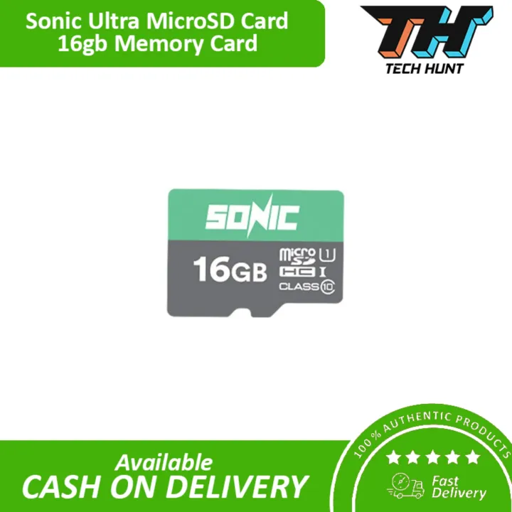 Sonic Ultra MicroSD Card 16GB Memory Card | Lazada PH