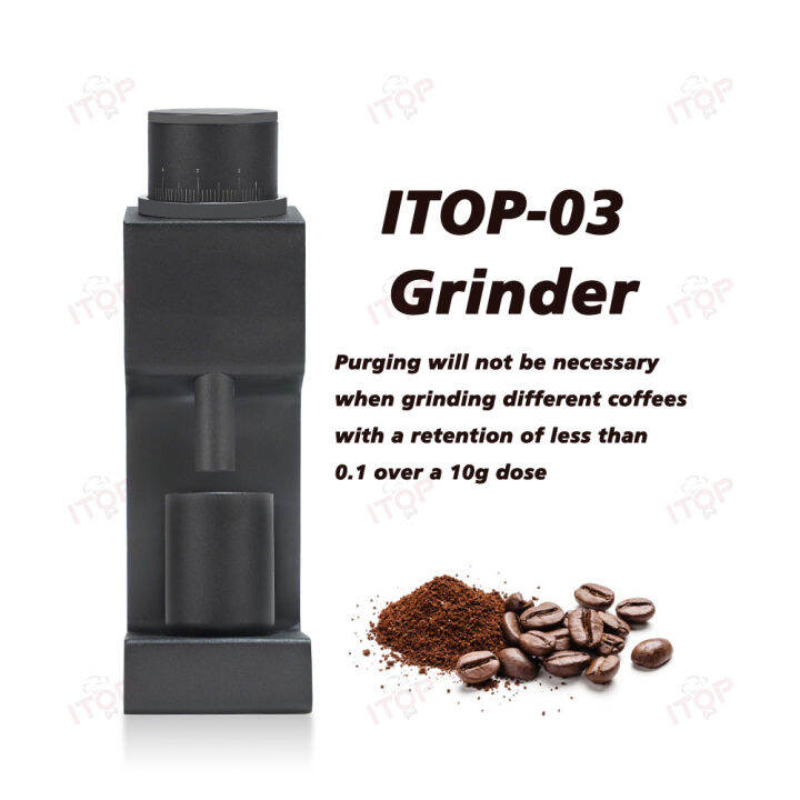 ITOP Electric Coffee Grinder Seven-core 48mm Burr Household Coffee Bean Grinder Coffee Miller ...