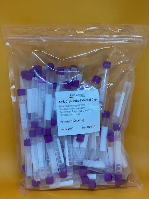 Cryo Tube, External Cap PP 5 ML หลอดเก็บเซลล์ตัวอย่าง ยี่ห้อ Lab Medic ...