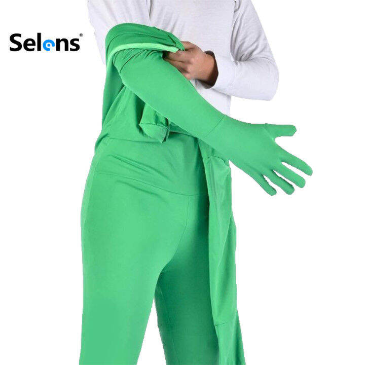 Selens Chromakey Body Suit Full Body Green Screen Suit for Photo Video ...