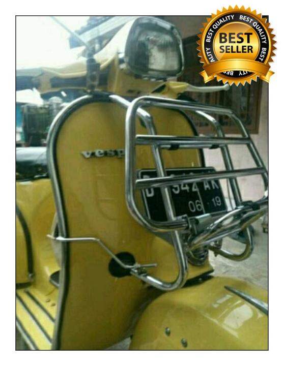 front rack vespa px,exel/aksesoris vespa | Lazada Indonesia