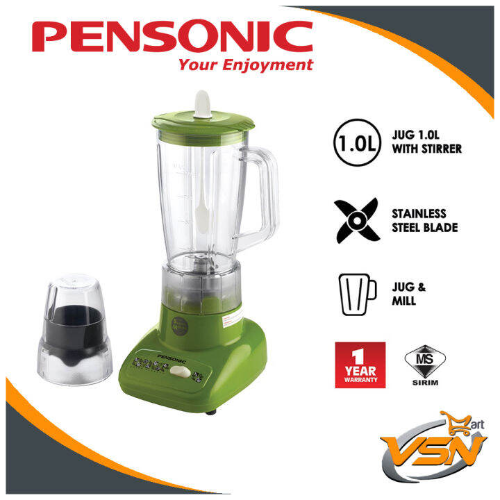 Pensonic PB-3203 with Dry Mill Blender Set 250w | Lazada