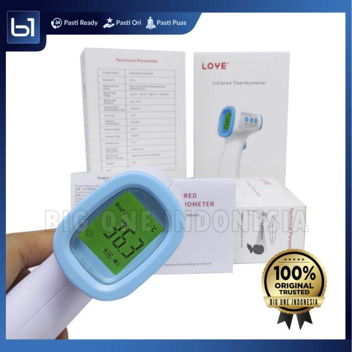 Non Contact Infrared Thermometer, Termometer Tembak Digital, ThermoGun ...