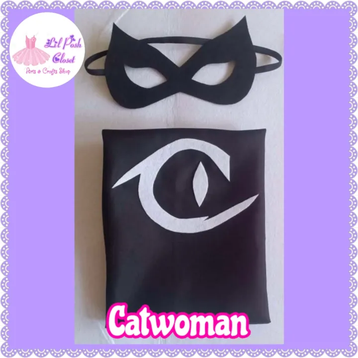 Lil Posh Kids & Adults CATWOMAN Cape & Mask Set | Lazada PH