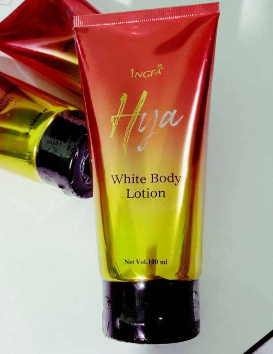 INGFA Hya white body lotion อิงฟ้า ไฮยา ไวท์บอดี้โลชั่น ช่วยบำรุงผิว ช่วยให้ผิวชุ่มชื้น ปริมาณ ...