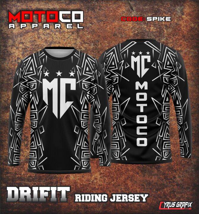 MOTOCO FULL-BLEED SPIKE RIDING JERSEY | Lazada PH