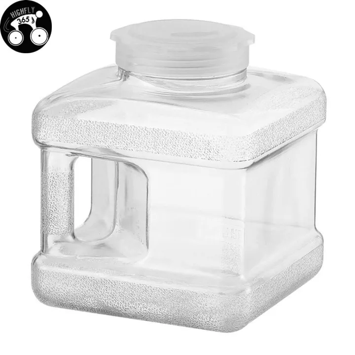 5L PC Transparent Water Bucket Portable Tea Drink Water Storage ...