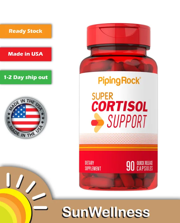 Ready Stocks Super Cortisol Support 90 Capsules with Pantothenic Acid ...