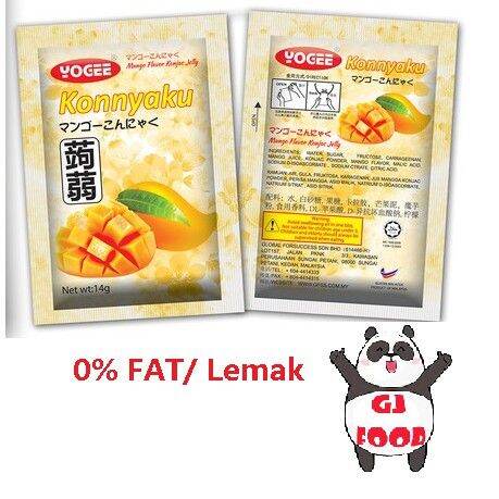 (HALAL) JELLY SAVOURY FLAVOR KONJAC JELLY/ MANGO / HONEY DEW / LYCHEE /GRAPE (BRAND: YOGEE) 0 ...
