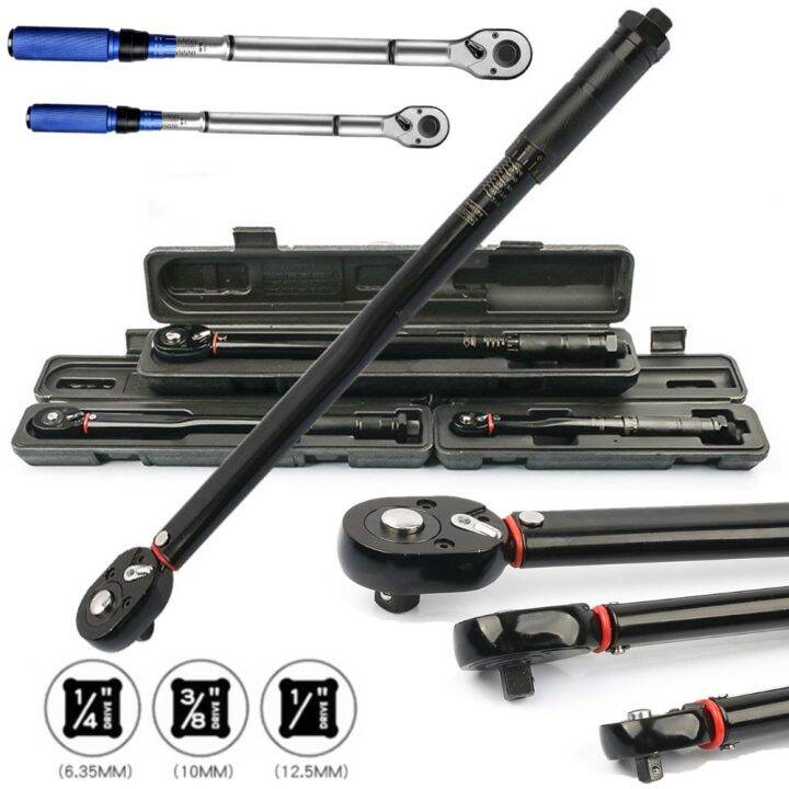 1/2" 3/8"1/4" 5-25Nm 19-110Nm 28-210N.m Inch Drive Torque Wrench ...