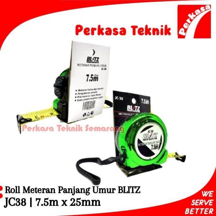 Roll Meteran Panjang Umur BLITZ 7.5 Meter x 25 mm Roll Meter | Lazada ...