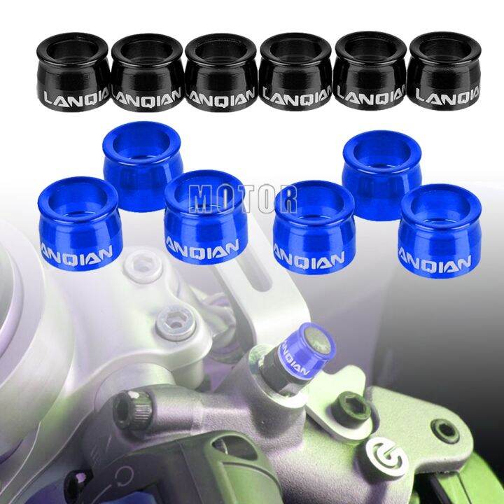 รถจักรยานยนต์ Billet Bleed Valve สำหรับ YAMAHA YZF R6 2006 2007 2008 ...