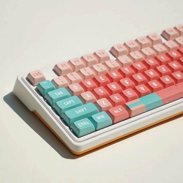 【Keycap Only】Watermelon Theme Keycap 132 Keys XDA Profile PBT Five ...