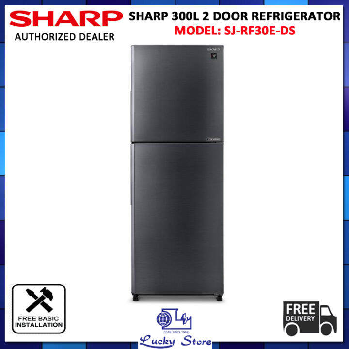 (BULKY) SHARP SJ-RF30E-DS 300L 2 DOOR REFRIGERATOR,J TECH INVERTER ...