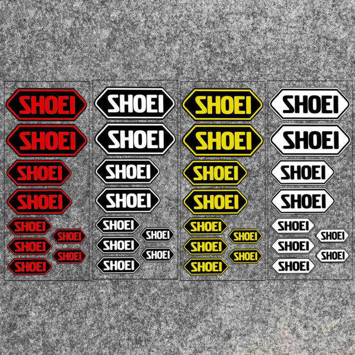 SHOEI Reflective Helmet Stickers Red Ant Anti-fog Full Helmet Laser Car ...