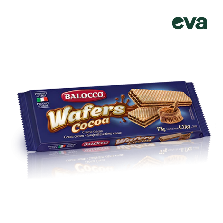 [ITALY MADE] BALOCCO CUBES COCOA WAFERS 175G | Lazada