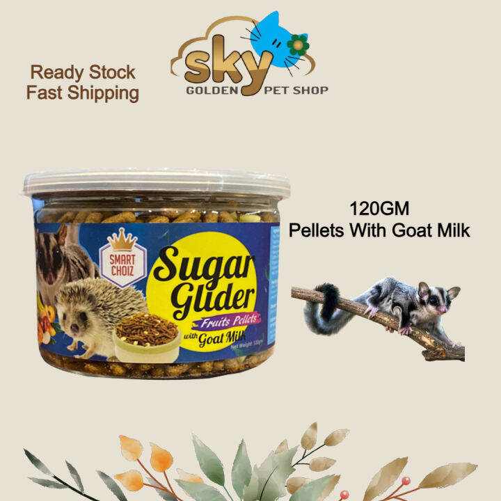 Sugar Glider Fruits Pellets With Goat Milk 120G | Lazada